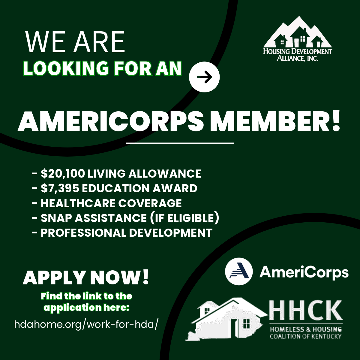 Work for HDA - Housing Development Alliance